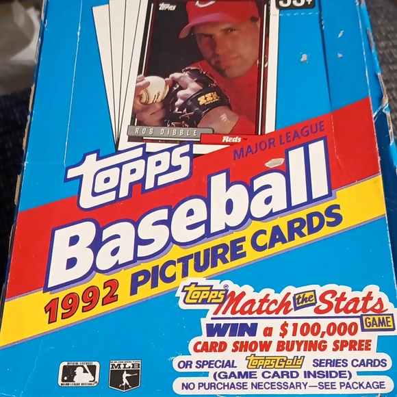 Topps | Other | Topps 992 Baseball Card Unopened 36 Sealed Pack Box ...